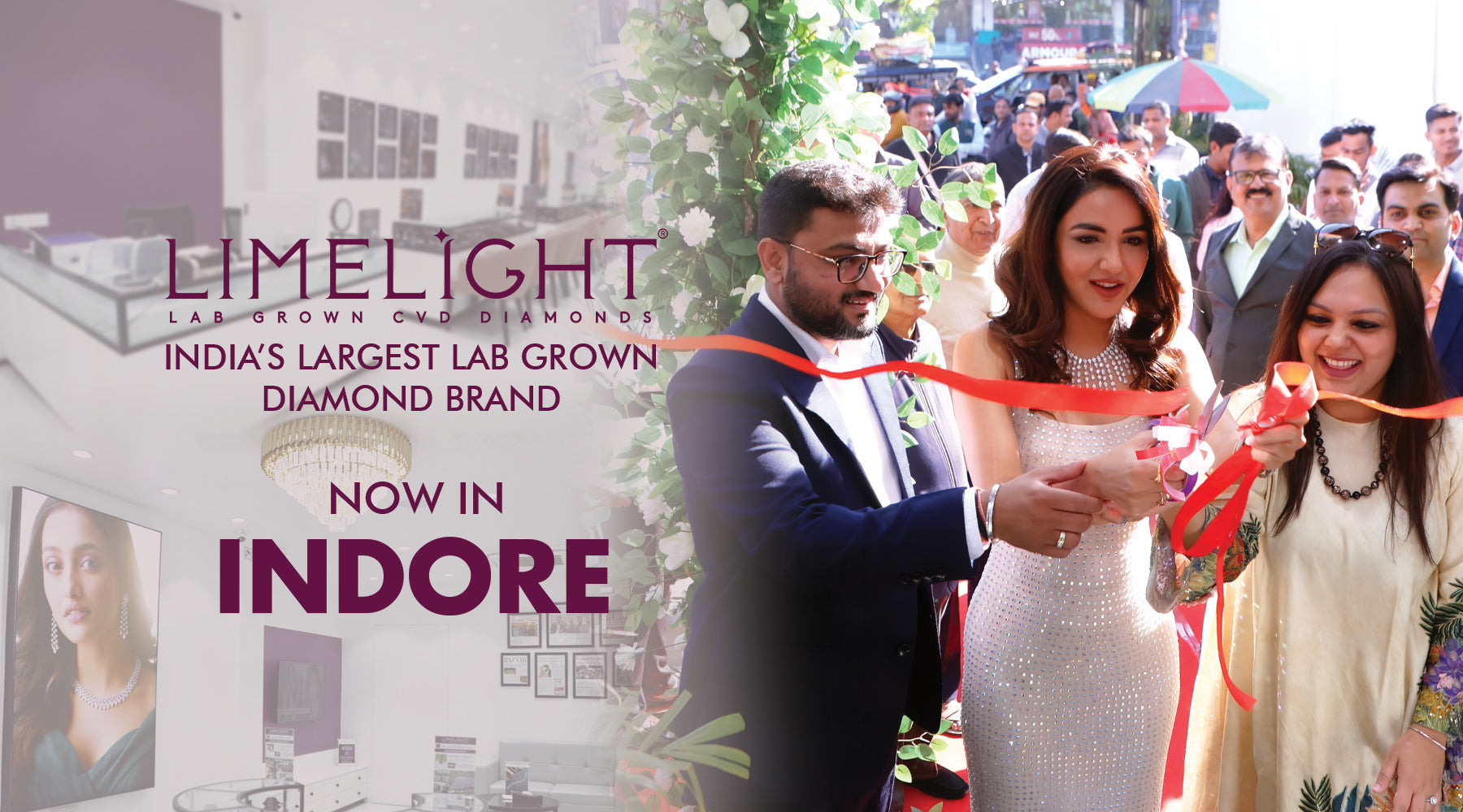 Limelight Diamonds Launches Their 20th Exclusive Store in Indore, Inau