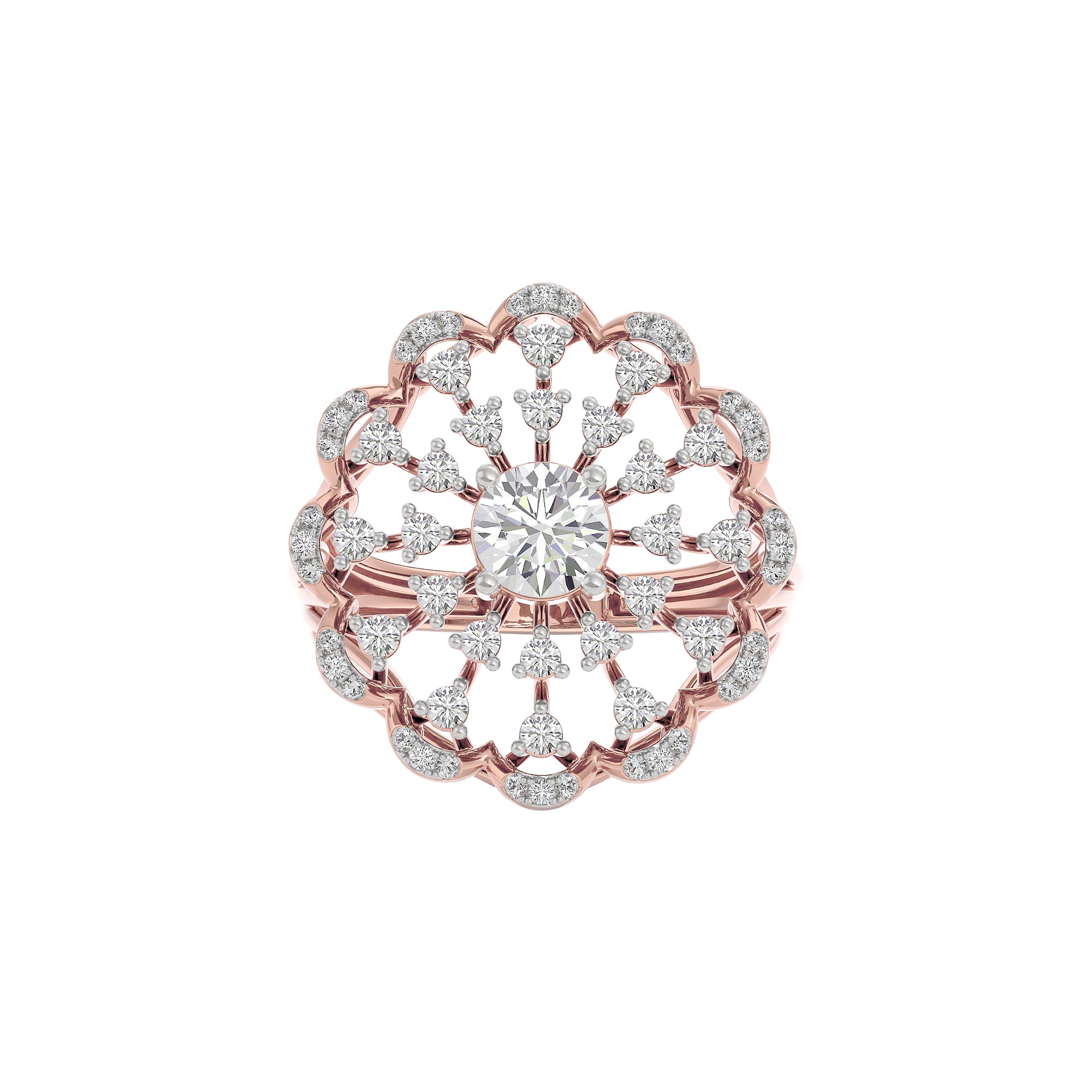 Radiant Crown Diamond Ring – Limelight Diamonds