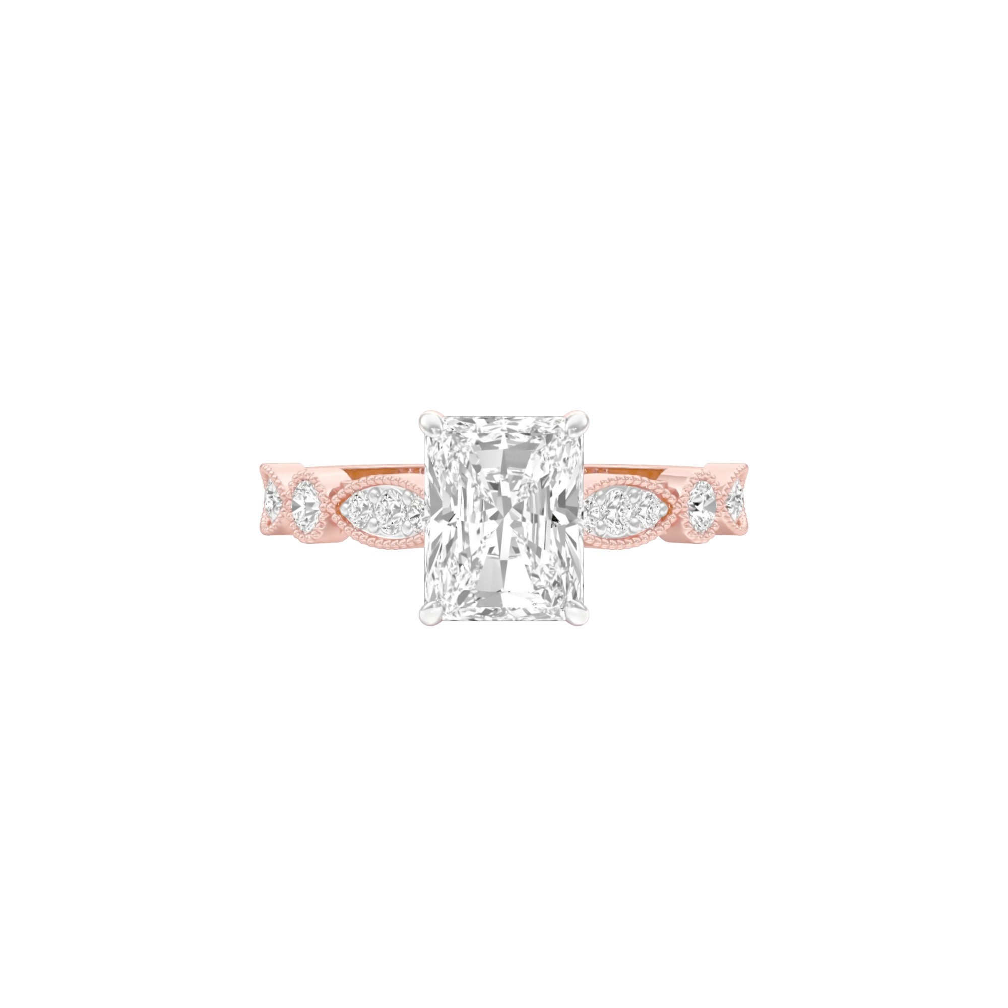 Empress Light Diamond Engagement Ring – Limelight Diamonds