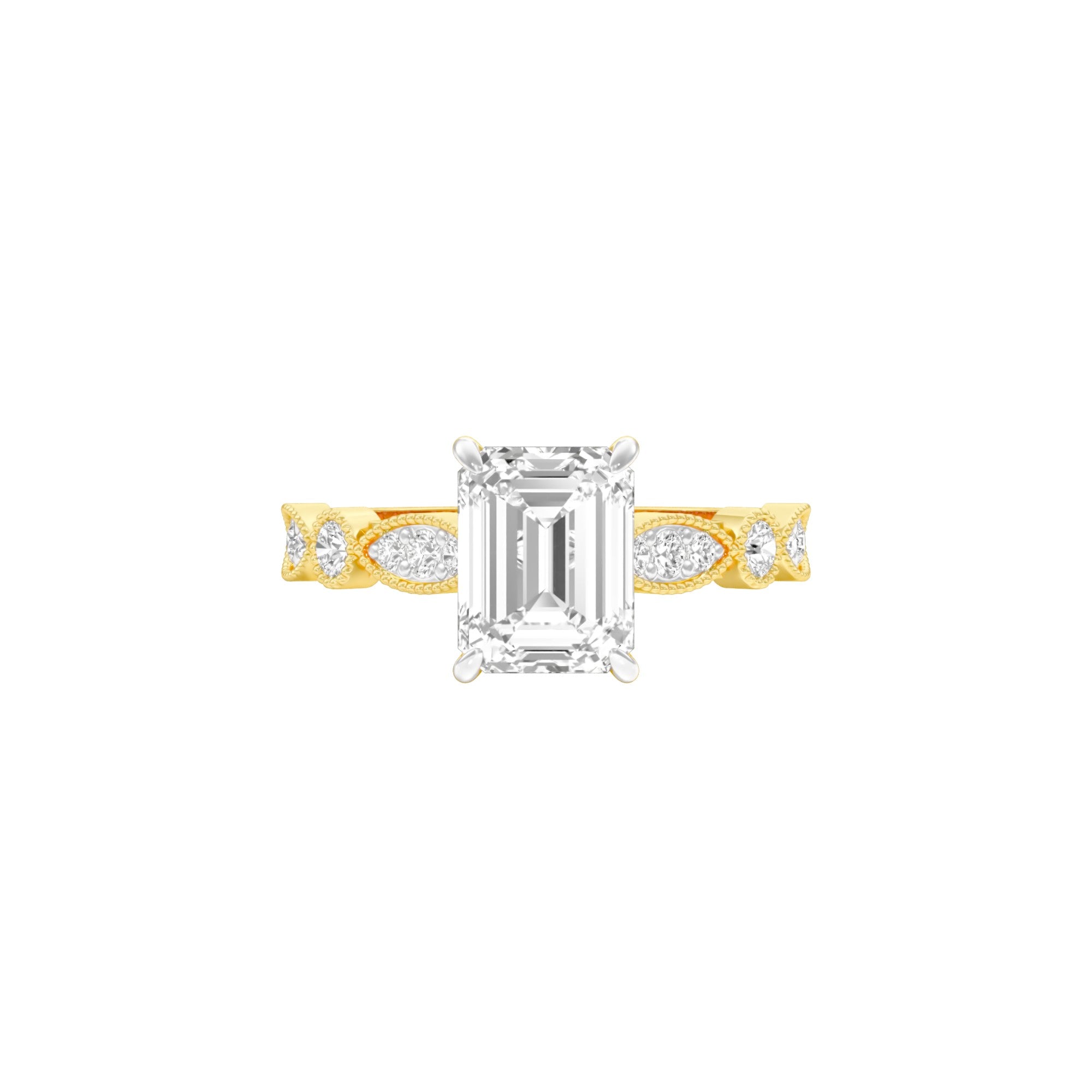 Defined One Diamond Engagement Ring – Limelight Diamonds