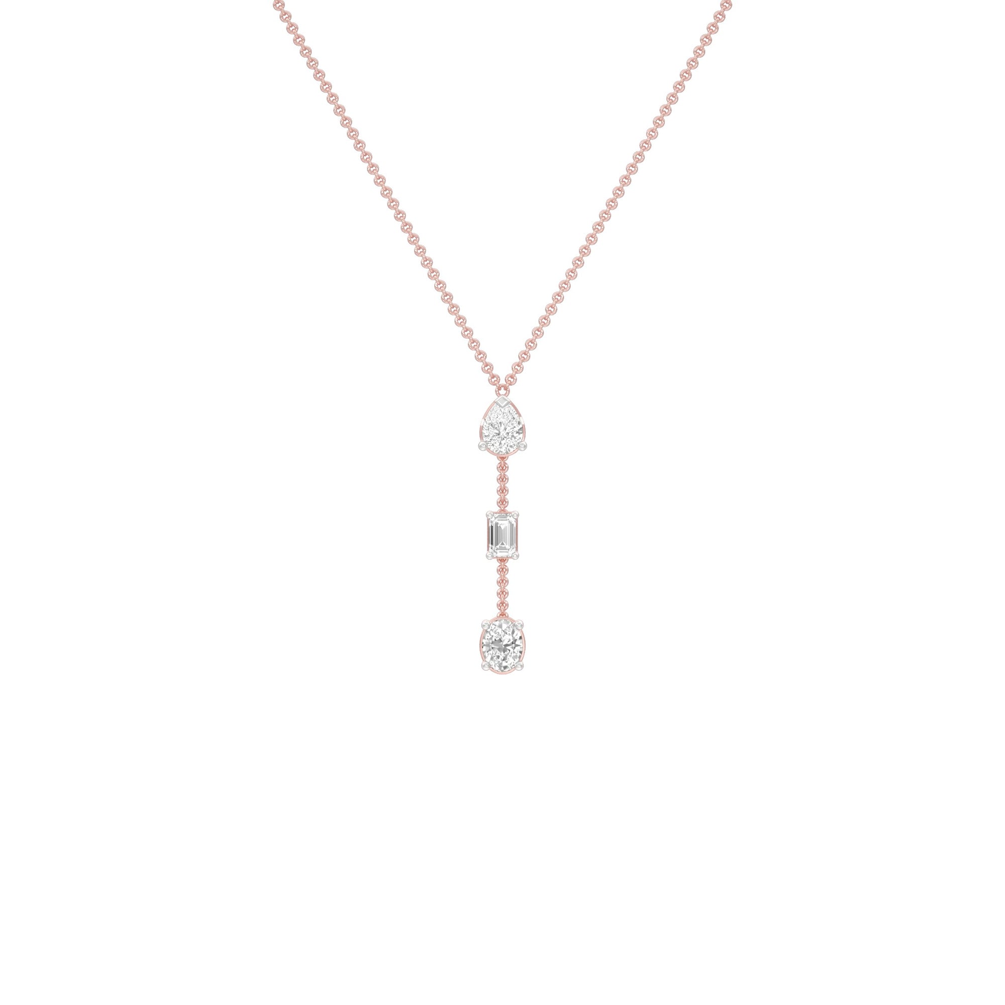 Modern Empress Diamond Necklace – Limelight Diamonds