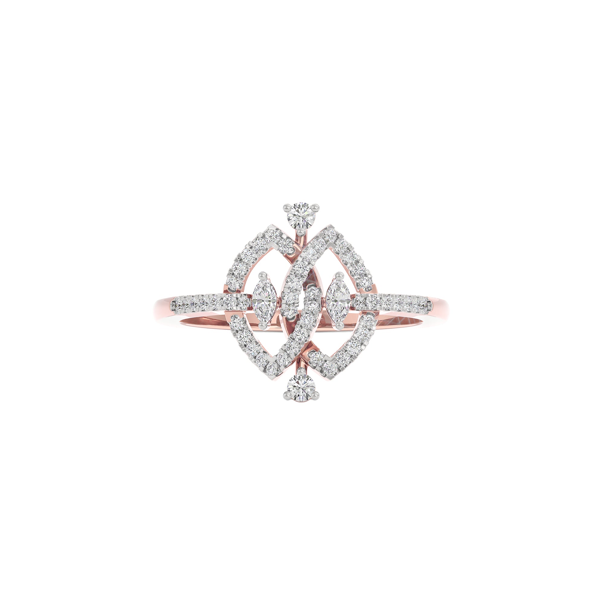 Sparkling Duo Diamond Ring – Limelight Diamonds