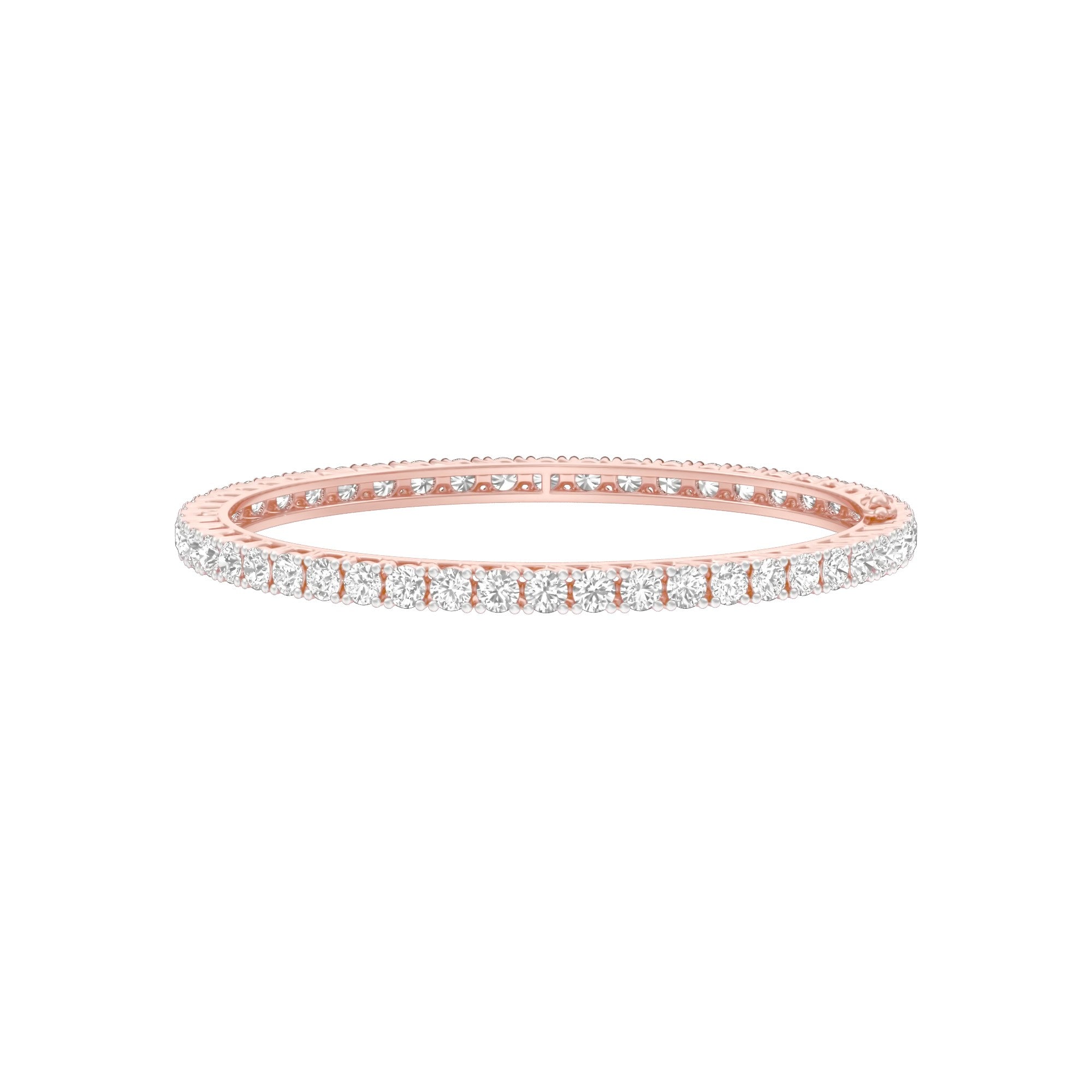 Lucent Flow Diamond Openable Bangle – Limelight Diamonds