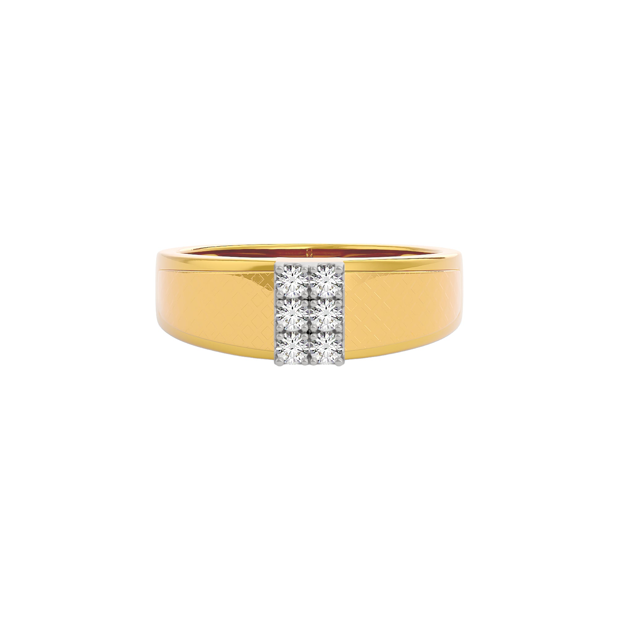 Edgy Side Diamond Men's Ring – Limelight Diamonds