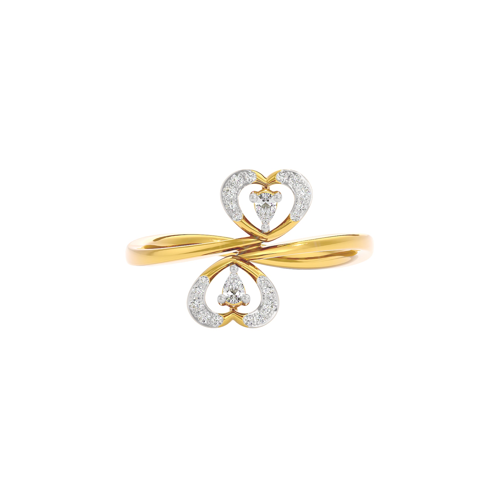 Love Twins Diamond Ring – Limelight Diamonds