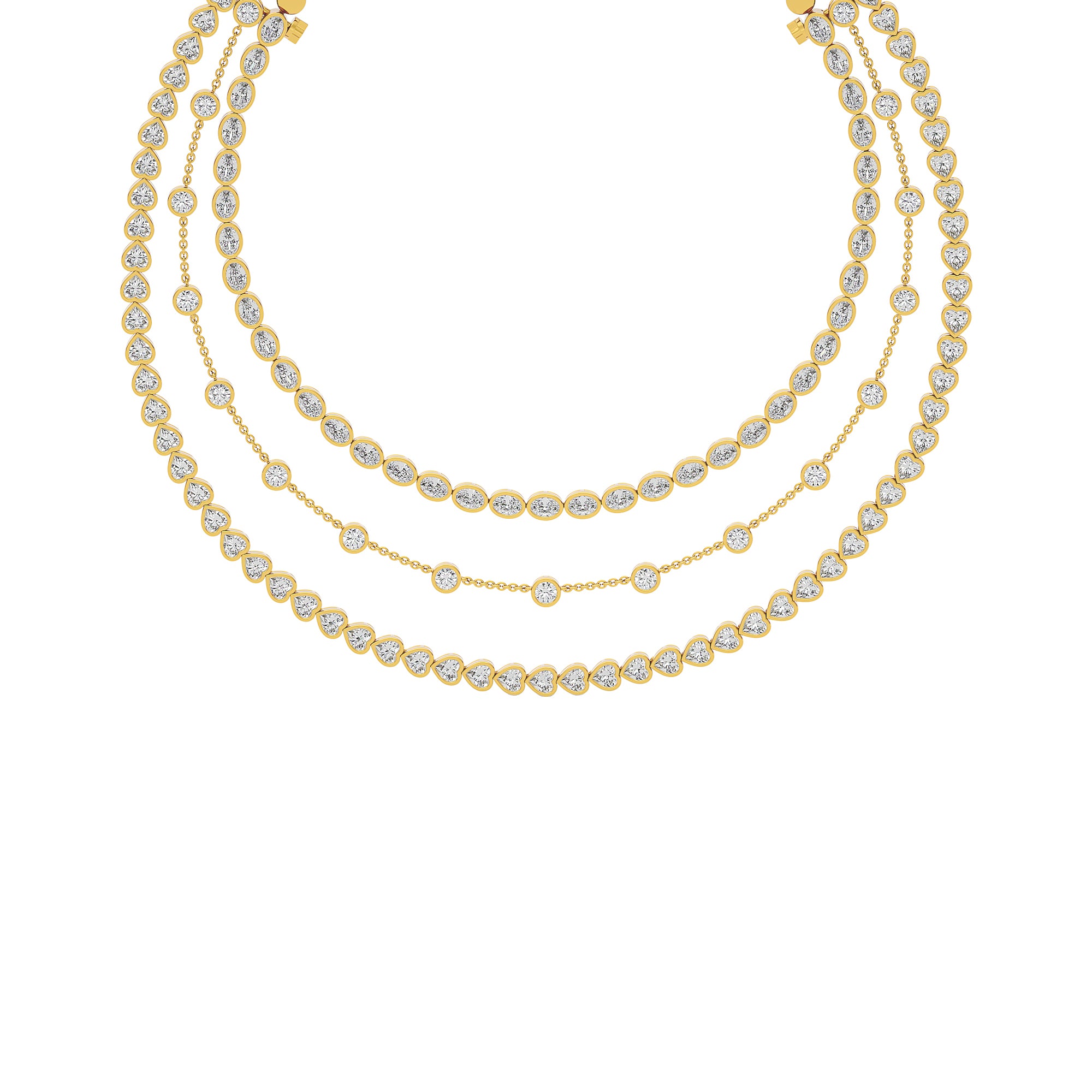 Layered Starfall Diamond Necklace – Limelight Diamonds