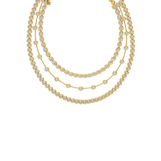 Layered Starfall Diamond Necklace – Limelight Diamonds
