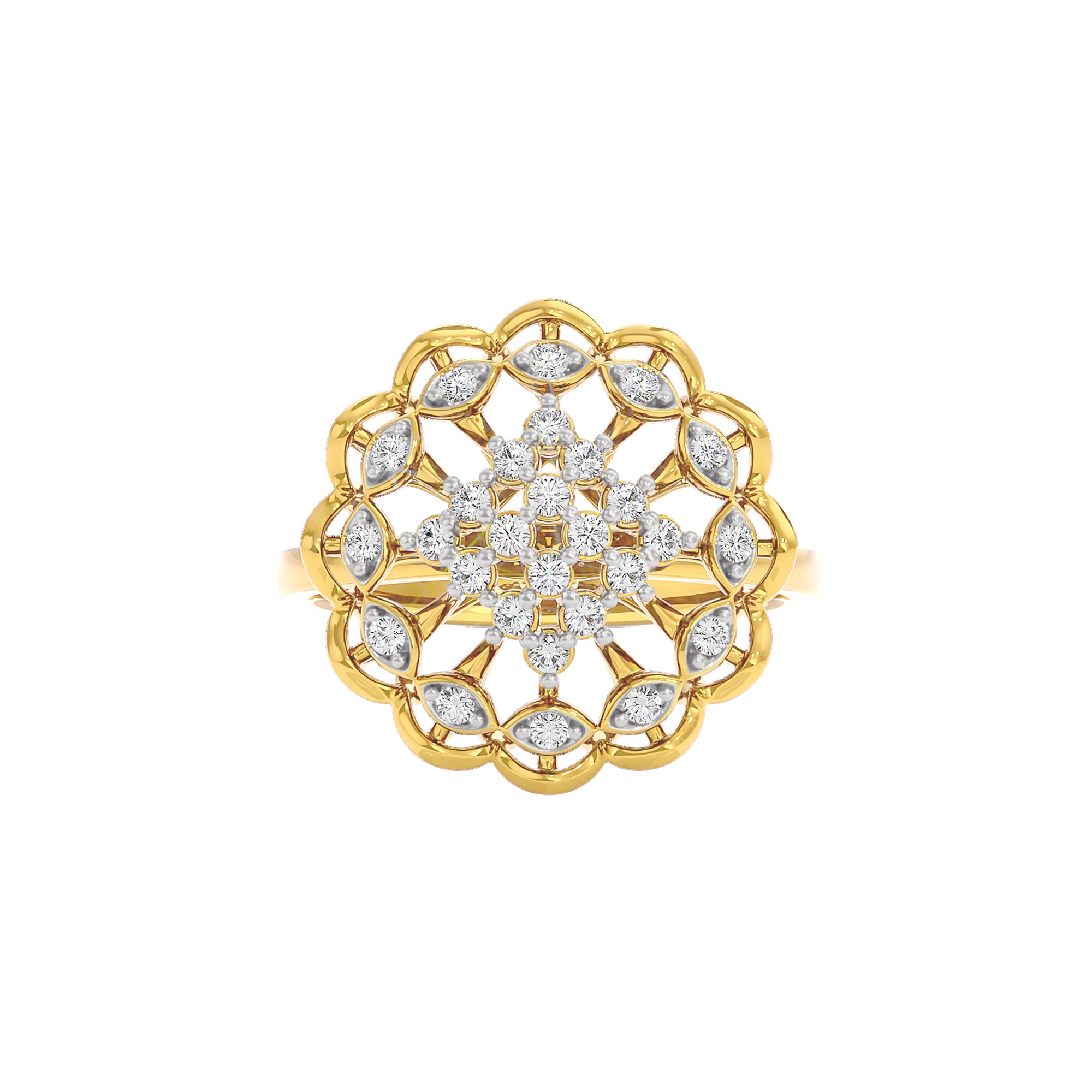 Daisy Diamond Ring – Limelight Diamonds